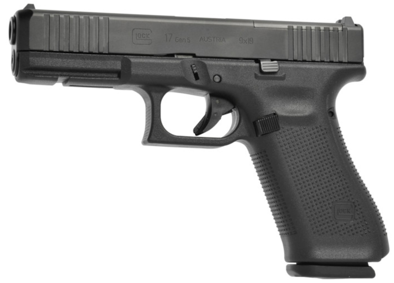 GLOCK 17T G17T GEN 5 MOS HGA 9MM 4.49 IN BBL FS BLACK 3 17RD MAGS 5LB ...